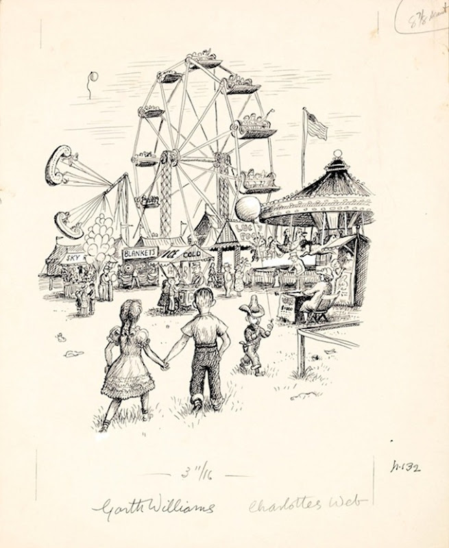 Original Illustrations of Charlotte's Web | Amusing Planet